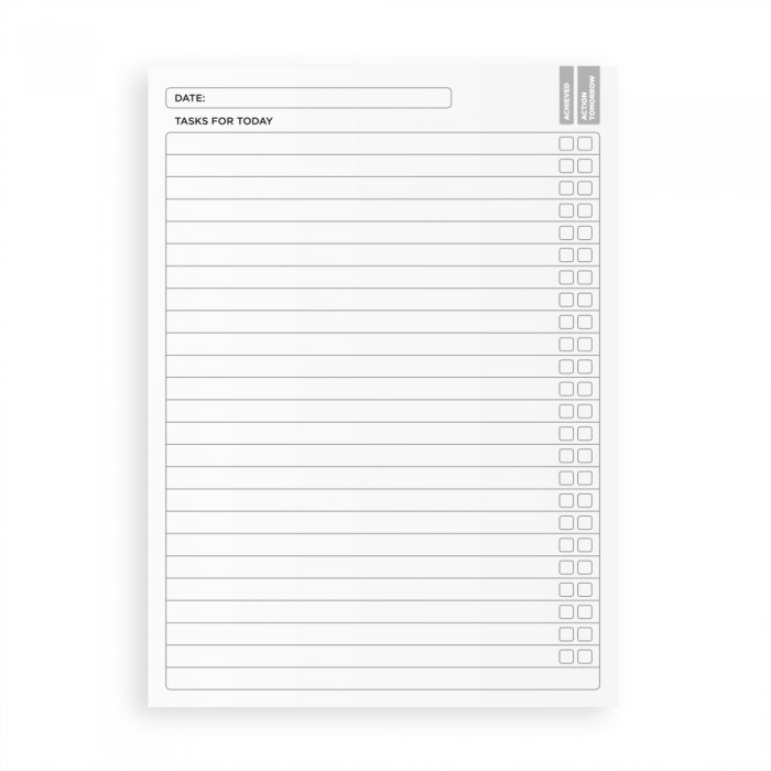  A Grade To Do List Notebook A6